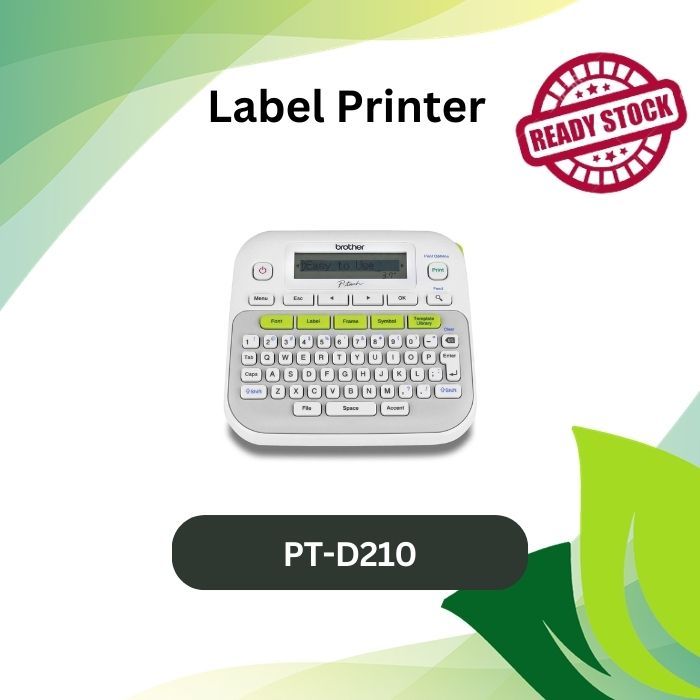 Brother P-Touch PT-D210 Portable Label Maker เครื่องพิมพ์ลามิเนตสติกเก ...