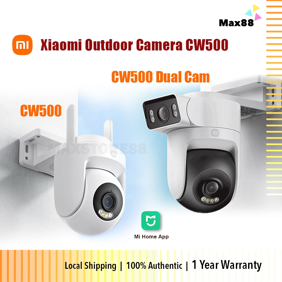 Xiaomi กล้องกลางแจ้ง CW500 4MP 2.5K / CW500 กล้องคู่รุ่น 5MP 3K Ultra Clear Wi-Fi 6 IP66 กันน้ํา ...