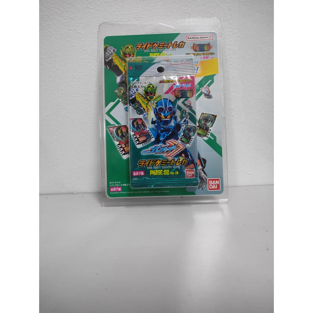 Kamen RIDER GOTCHARD: DX RIDE CHEMY TRADING CARD 02 VER CN (3 PACK ...