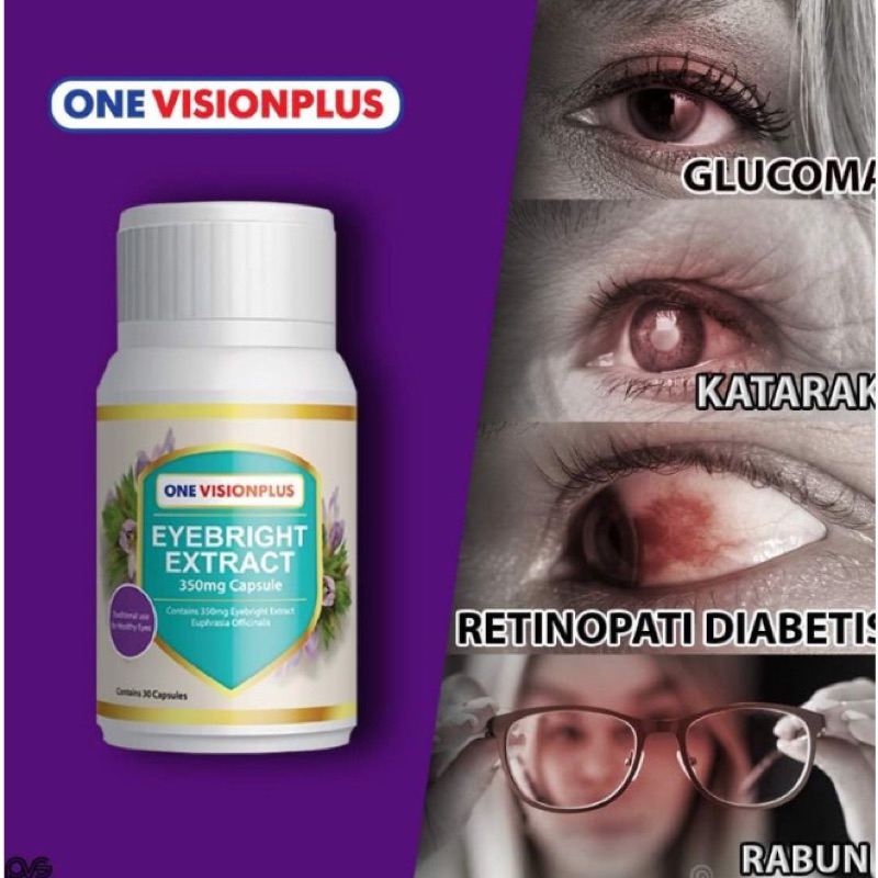 [ Eyebright EXTRACT ] อาหารเสริม Mata One Vision Plus Capsule | Shopee ...