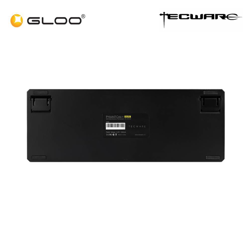 Tecware Phantom+ Elite 87 RGB Black Mechanical Keyboard - Wraith Red Switch (TWKB-PE87PZT-BKWRD ...