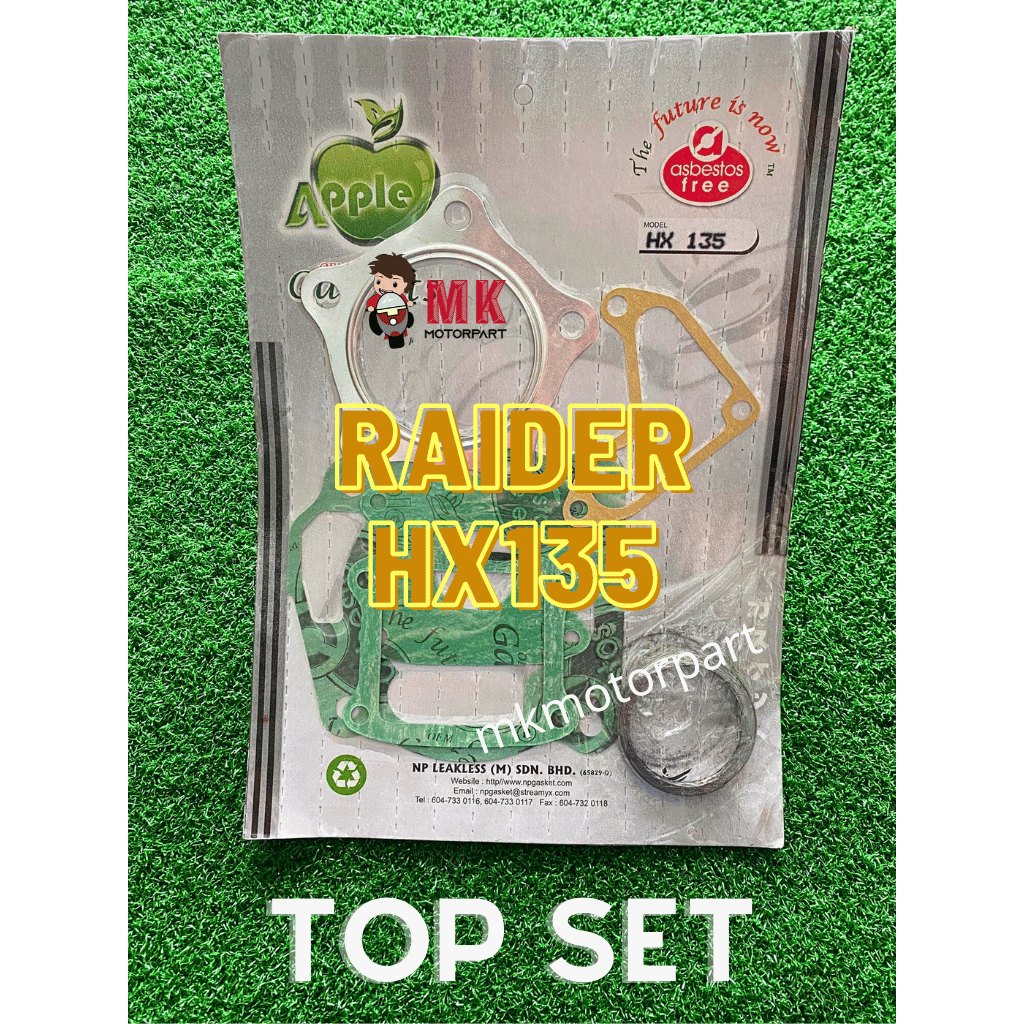 Top SET Honda RAIDER HX135 ปะเก็น Apple HX 135 [ 1 ชุด ] | Shopee Thailand