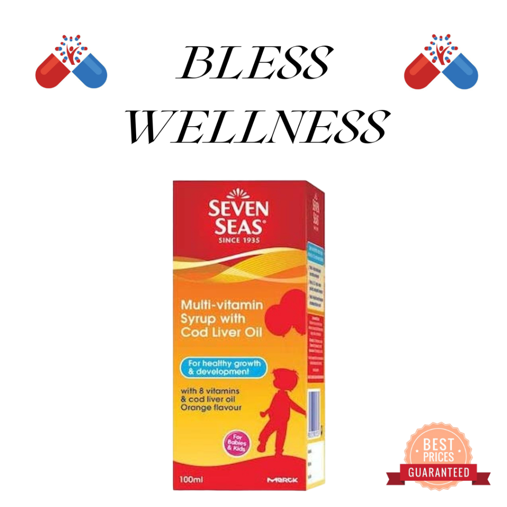 Seven SEAS MULTIVITAMIN SYRUP พร้อมน้ํามันตับ 100ML | Shopee Thailand