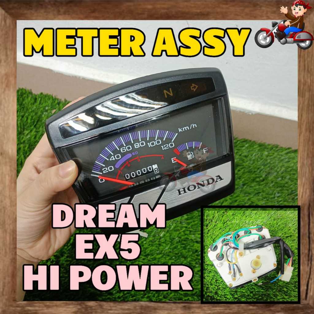 ใหม่ !! Honda EX5 HP HI-POWER METER ASSY SET SPEEDO METER SET ASSY ...