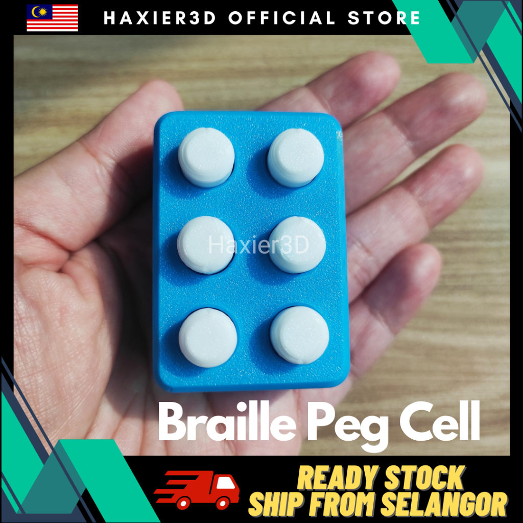 Braille Peg Cell สําหรับการสอนตัวอักษร Braille บุคคลที่สมบูรณ์แบบ ...