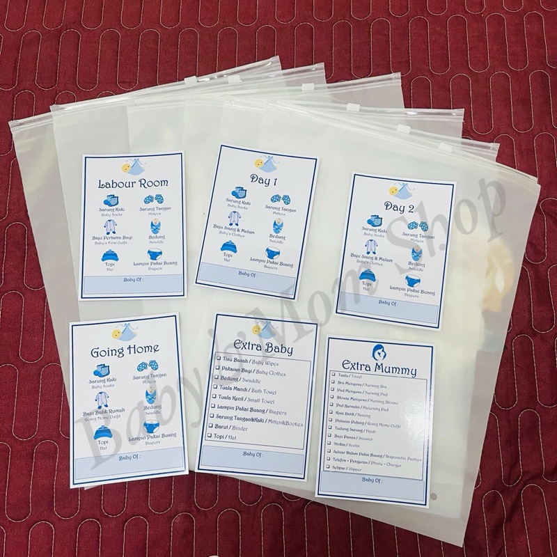 Plastik Hospital Maternity Ziplock Beg Packing Barang Keperlin Baby และ ...