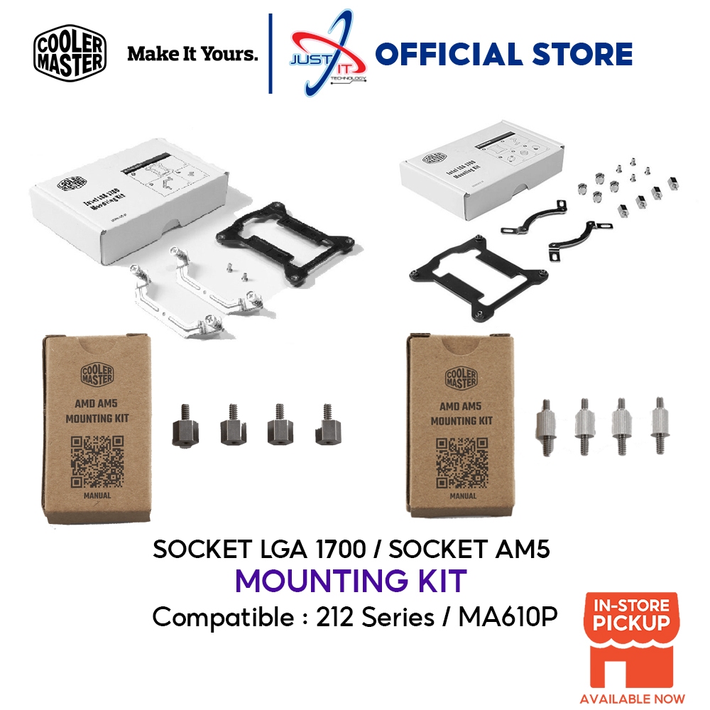 Cooler MASTER SOCKET LGA1700 / SOCKET AM5 MOUNTING KIT (HYPER 212 ...