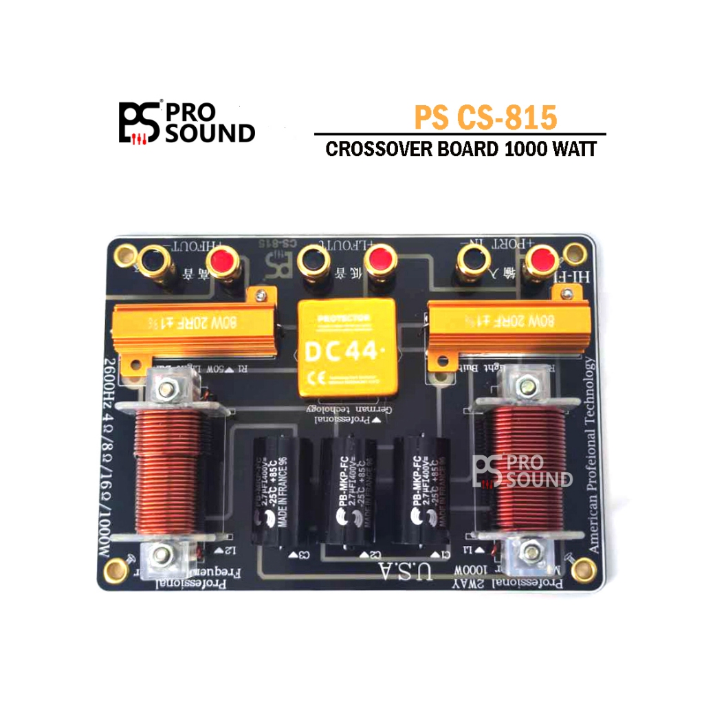 Ps Pro Sound CS-815 บอร์ดครอสโอเวอร์มืออาชีพรองรับลําโพงได้ถึง 1000Watt ...