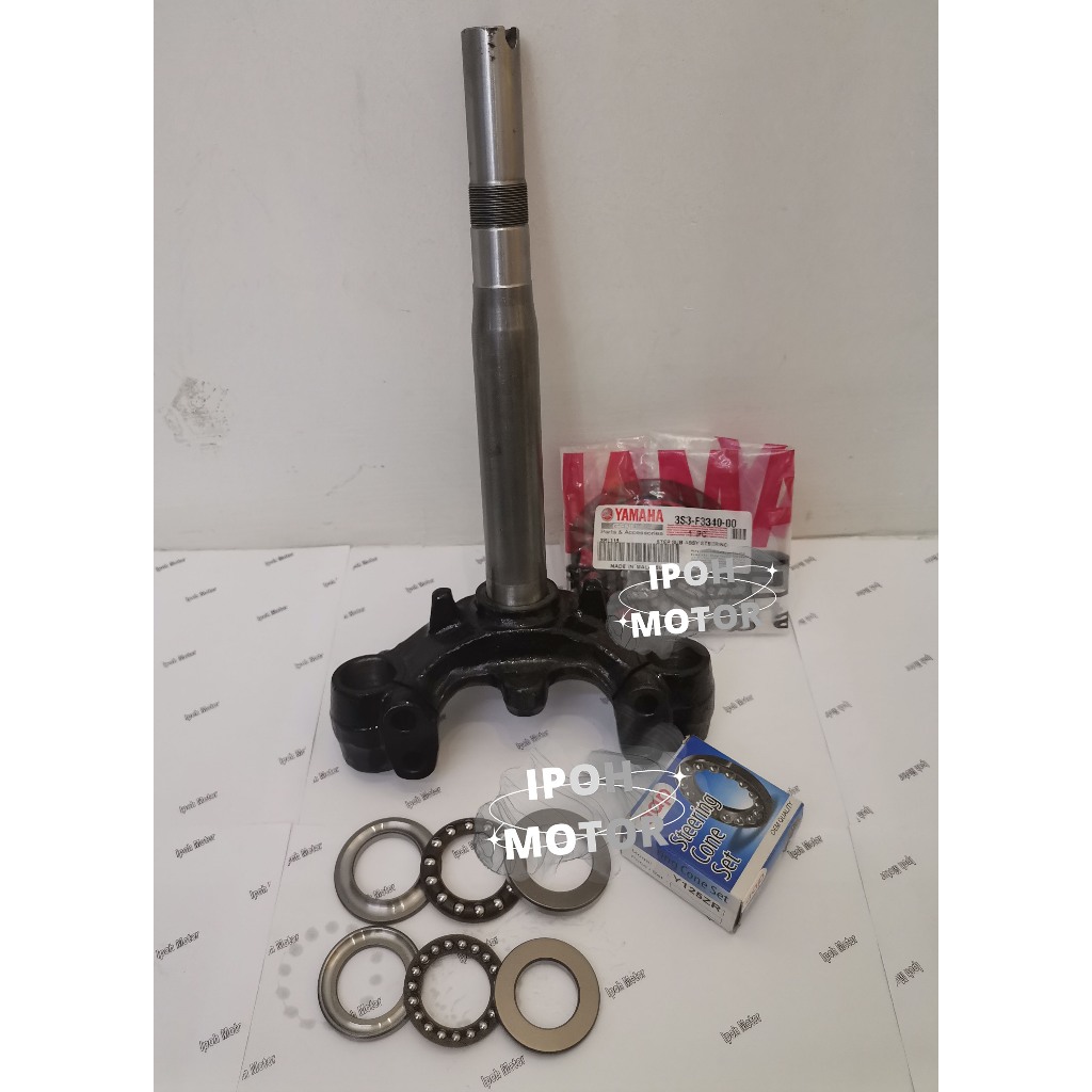 Yamaha SRL115 T FORK / UNDER BRACKET / STEERING STEM FORK T SET พร้อม ...