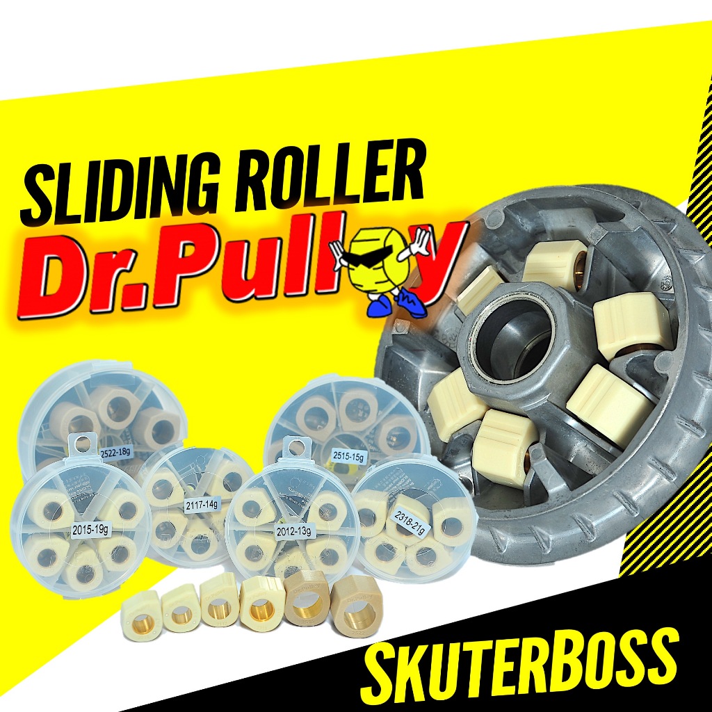 Dr Pulley เลื่อนสกู๊ตเตอร์ CVT Roller XMAX VARIO ADV PCX NVX NMAX EGO JETX XDV ES250 ELEGAN ...