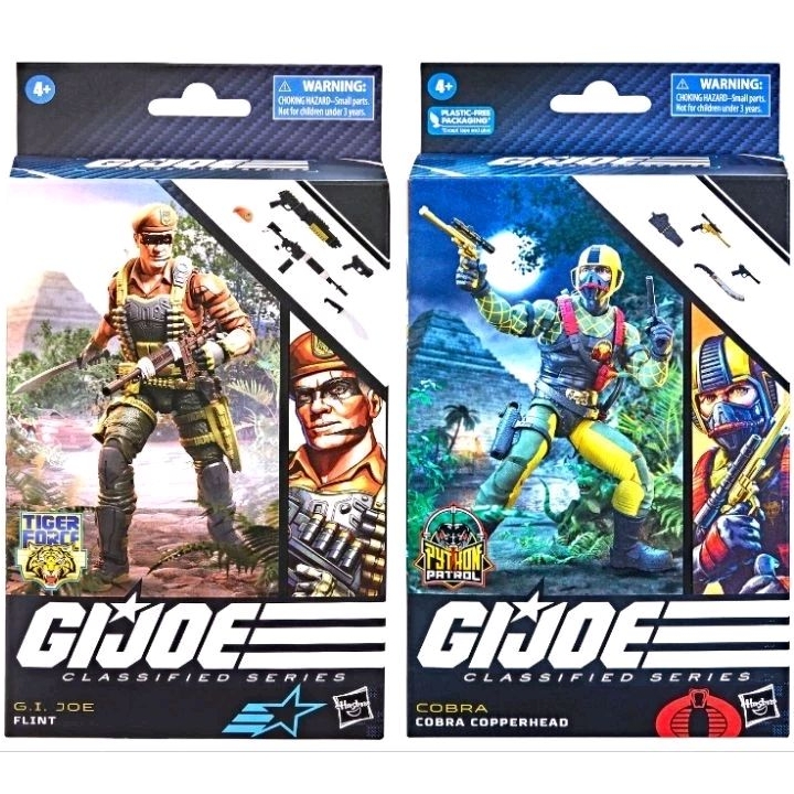 Gijoe Classified Series Python Patrol Cobra Copperhead Officer Flint ...