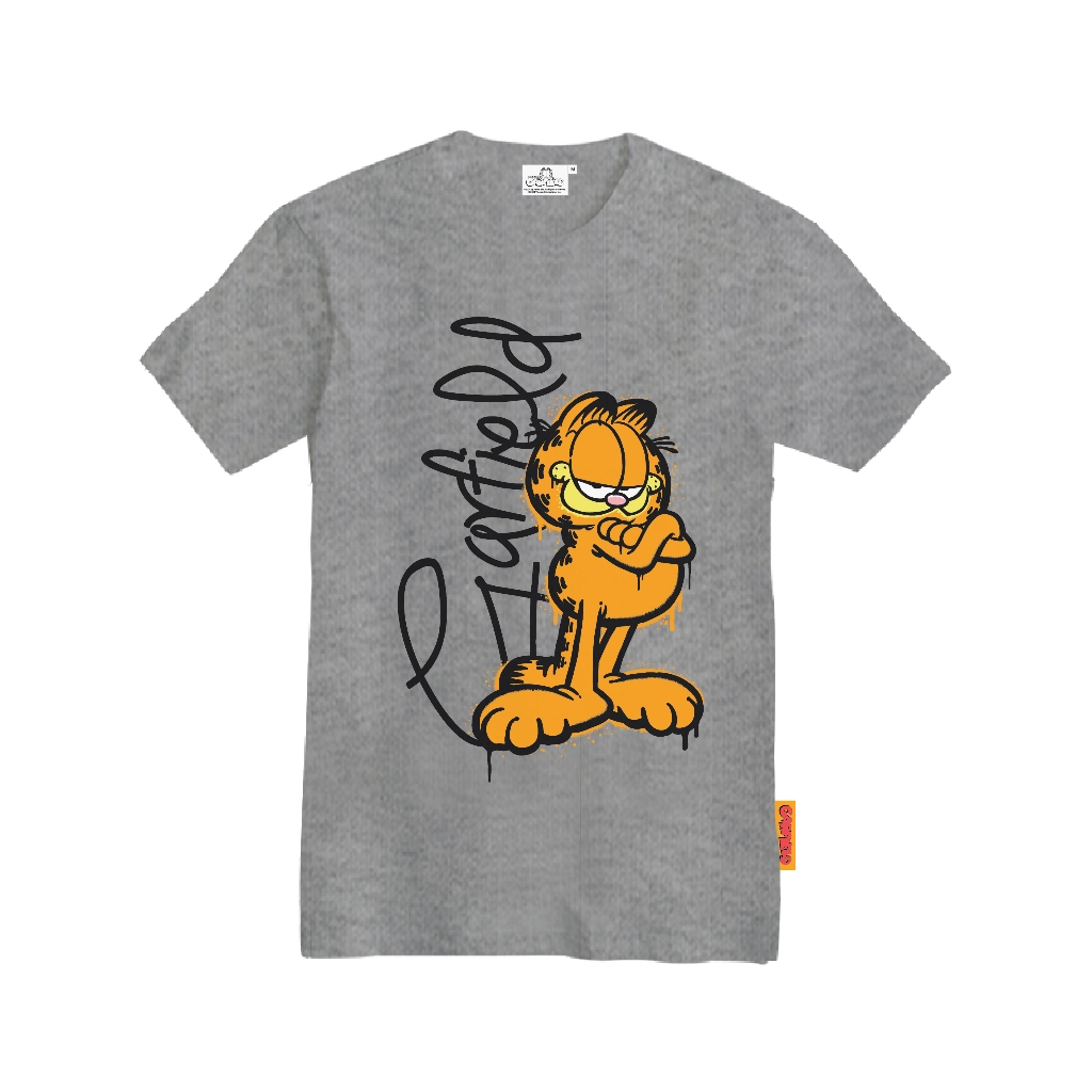 Garfield Lady Graphic เสื ้ อยืดแขนสั ้ นคอกลม | Shopee Thailand