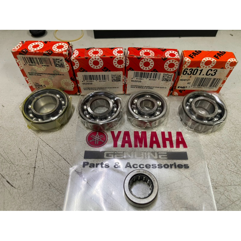 FAG C3 YAMAHA Ego Ego-S Nouvo S เครื่องยนต์เกียร์แบริ่งชุด NK15X25X12 ...