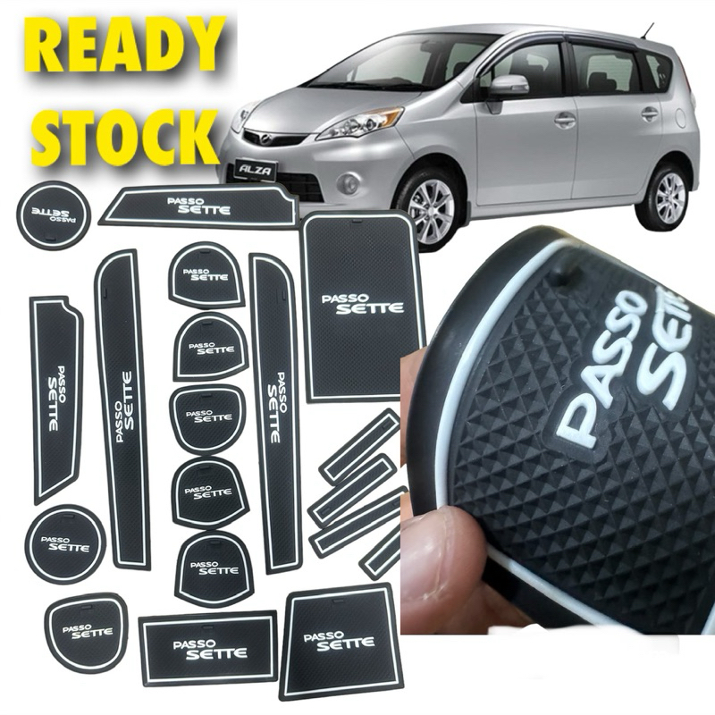 Perodua alza ชุดแผ ่ นภายในแผ ่ นกันลื ่ น toota passo sette ชุดรถ alza ...