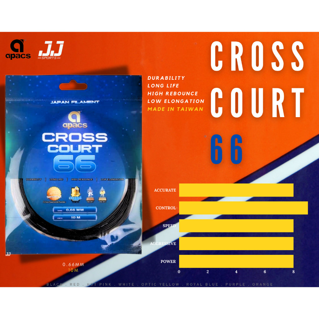 Apacs STRING CROSS COURT 66 | Shopee Thailand