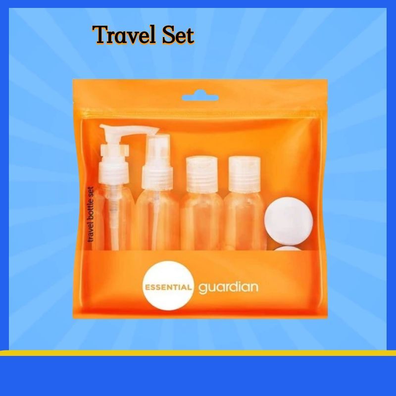 Guardian Travel Set ขวดเปล่าและโถ (พร้อมถุงบรรจุ Eva) | Shopee Thailand