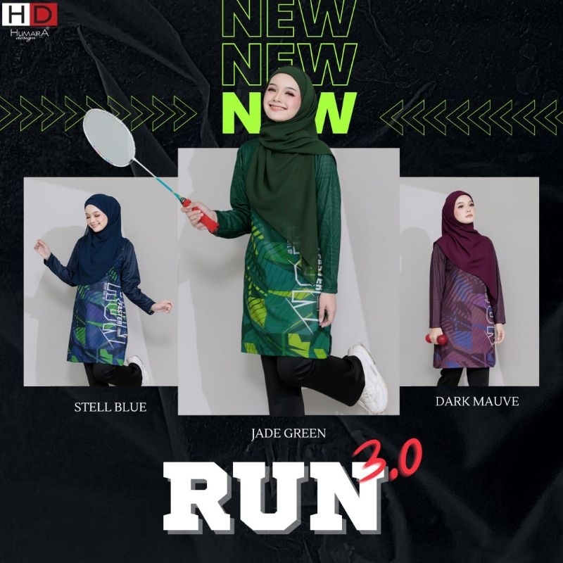 เสื้อยืด Muslimah Run 3.0 (HD) | Shopee Thailand