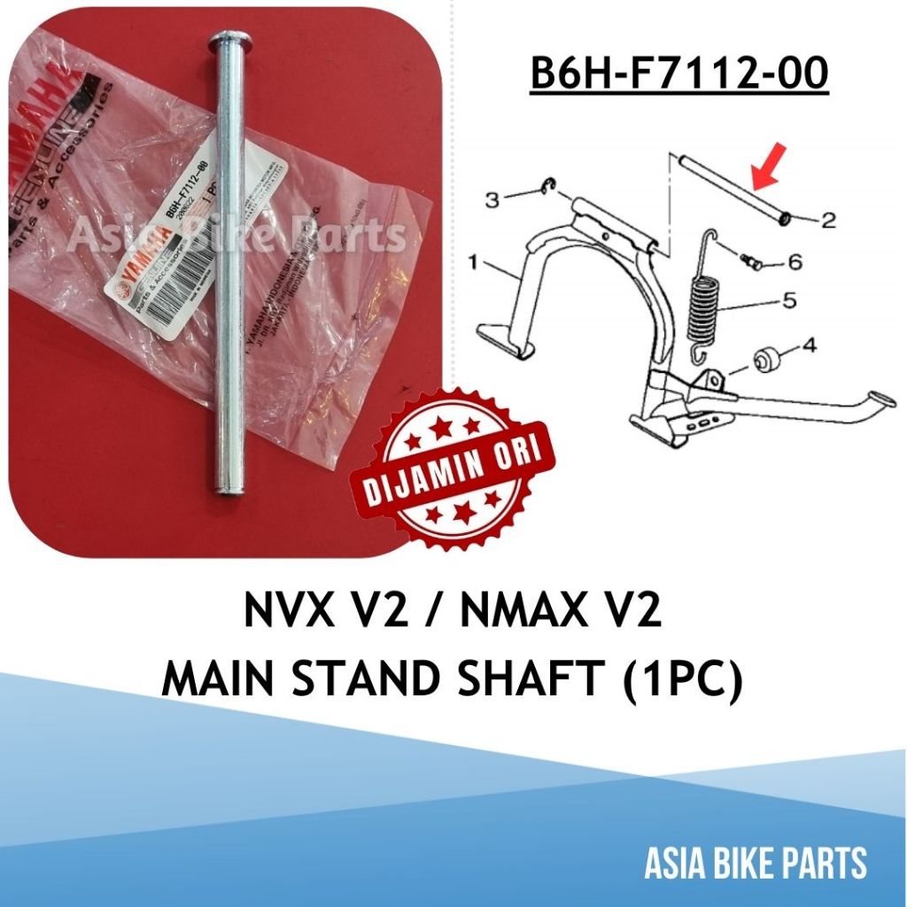 Yamaha NVX V2 / NMAX V2 ขาตั้งหลักเพลาขาตั้งคู่ - B6H-F7112-00 | Shopee ...