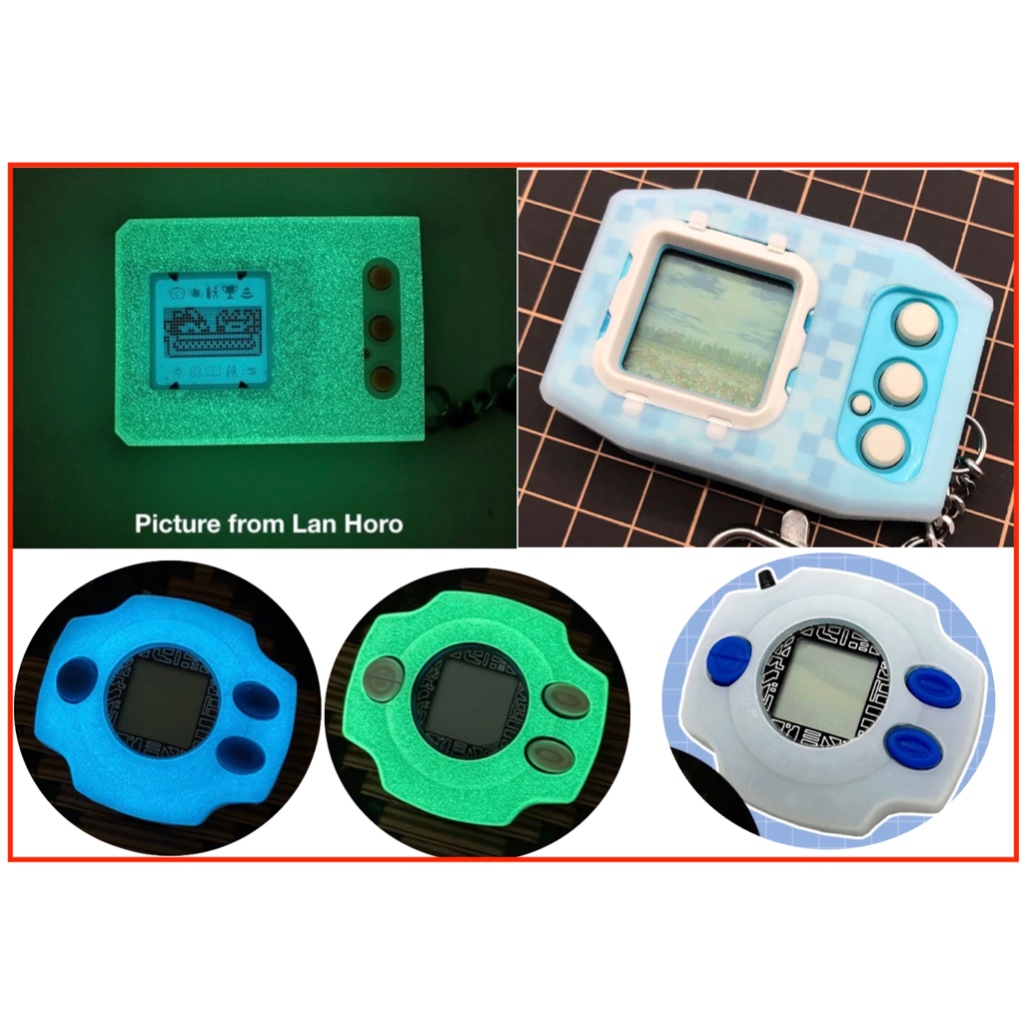 Digimon Vpet Pendulum Digivice ปลอกซิลิโคน GITD Digital Monster Vpet X ...