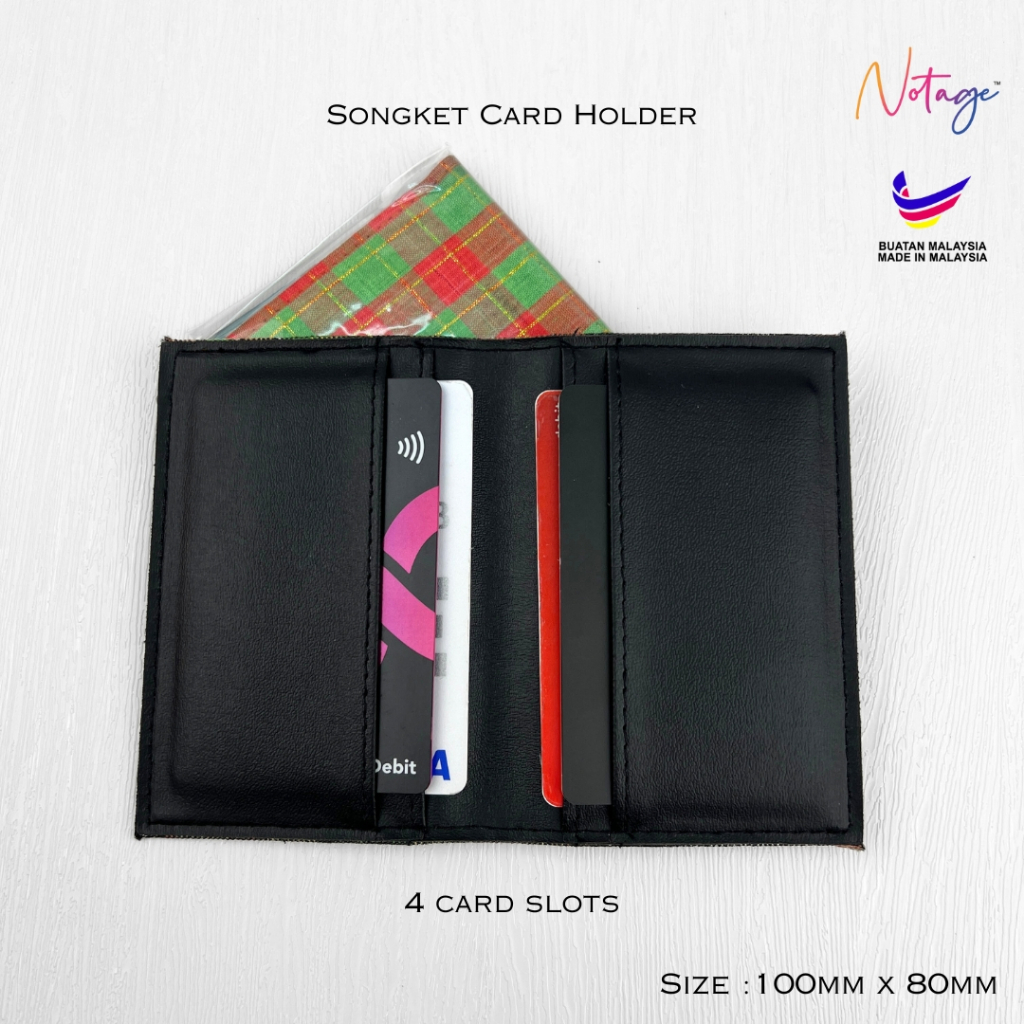 ที่ใส่บัตร Full Songket / Pemegaang kad bercorak Songket Multi-Card ...