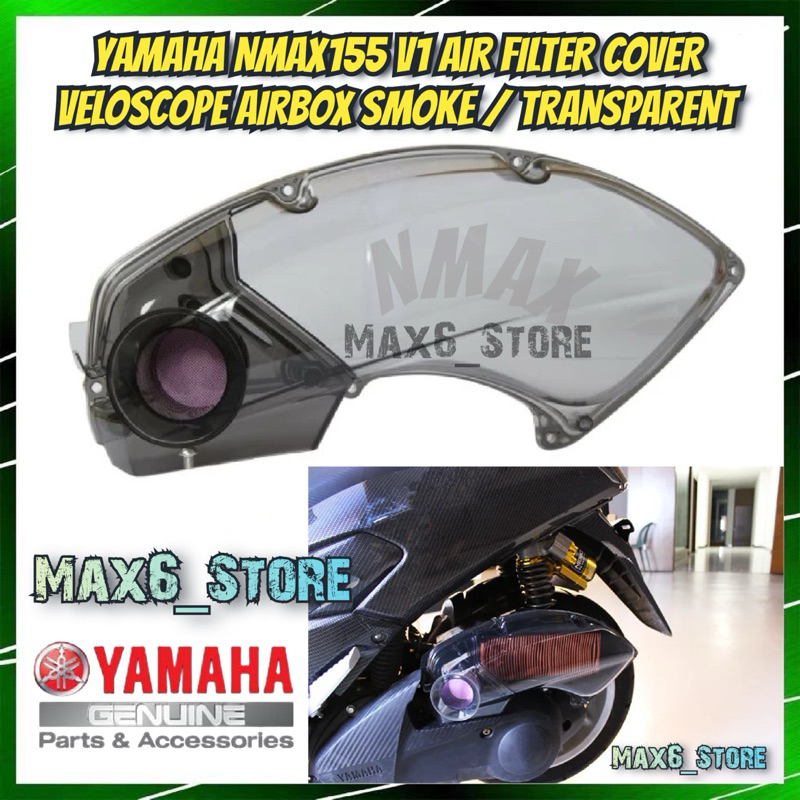 Yamaha NMAX155 V1 ฝาครอบกรองอากาศ Hawa Veloscope NMAX Airbox ฝาครอบควัน ...