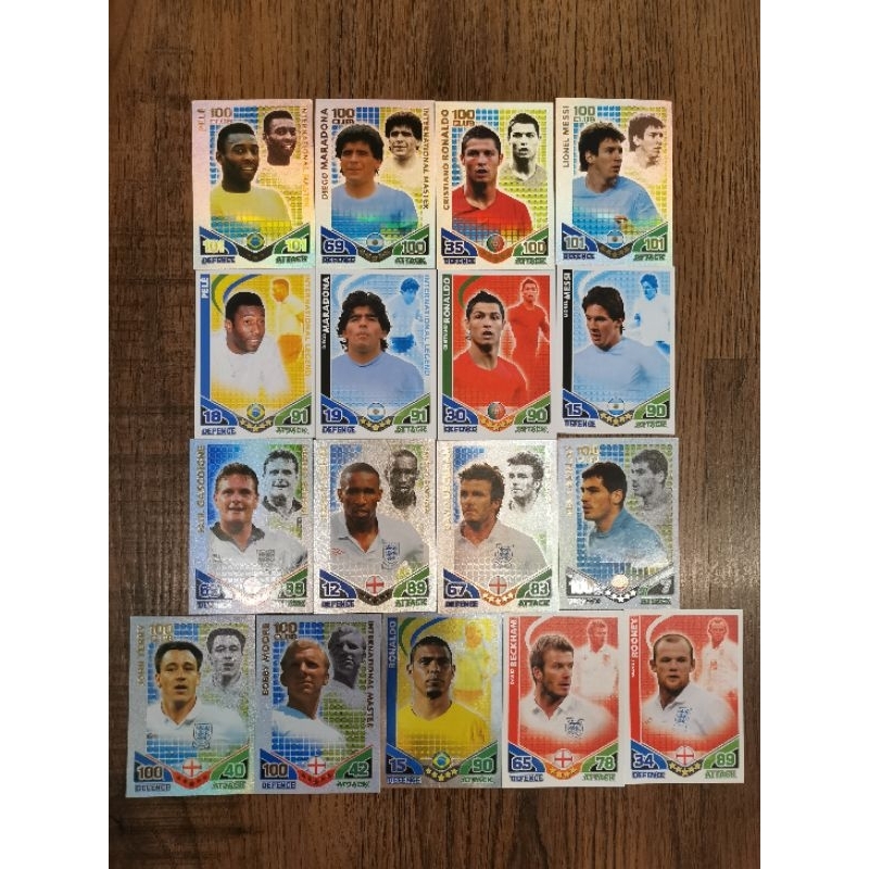 Topps Match Attax World Cup 2010 Limited Edition และการ์ดคลับ 100 ใบ ...