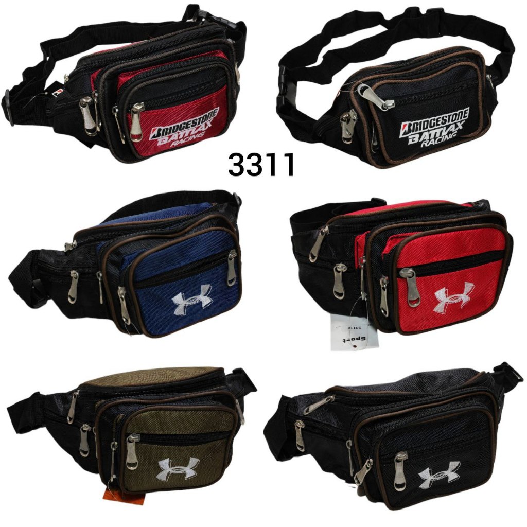 กระเป๋าคาดหน้าอก กระเป๋าคาดเอว Beg Kerja Rider Bag Canvas Bag กระเป๋า ...
