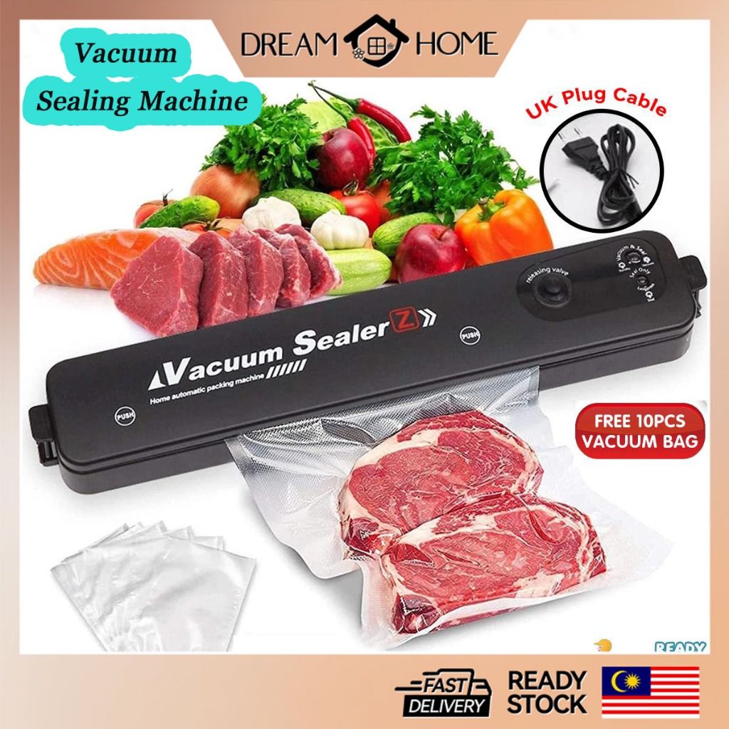 Dream HOME เครื่องซีลสูญญากาศ เครื่องซีลอาหาร บรรจุภัณฑ์ เครื่องซีล ...