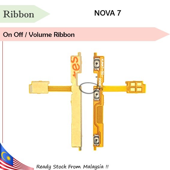 On Off/Volume Ribbon สําหรับ HW NOVA 7/LITE/PLUS/7SE/8 เปิด/ระดับเสียง ...