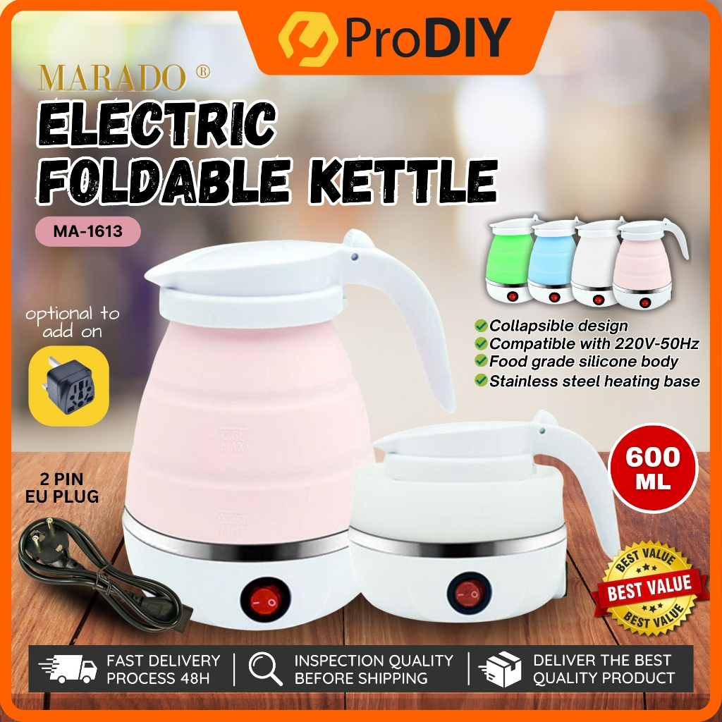 Ma-1613 กาต้มน้ําไฟฟ้า พับได้ Cerek Elektrik Cerek Air กาต้มน้ําไฟฟ้า ...