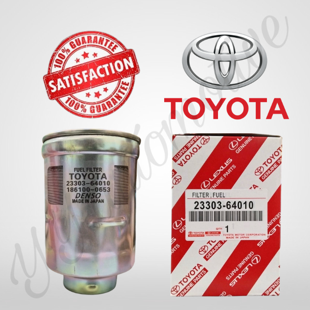 23303-64010 TOYOTA FUEL FILTER TOYOTA HILUX SR TURBO DYNA HIACE KDN190 ...