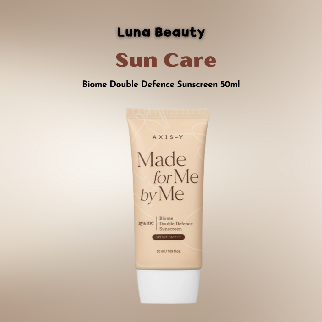 [Axis-Y] Biome Double Defence Sunscreen 50ml SPF50+ PA++++ | Shopee ...