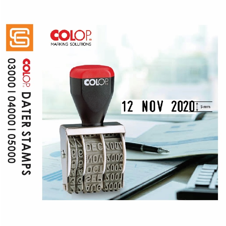 แสตมป์วันที่ COLOP 03000 04000 05000 I DATE COP I COP TARIKH I COP ADA ...
