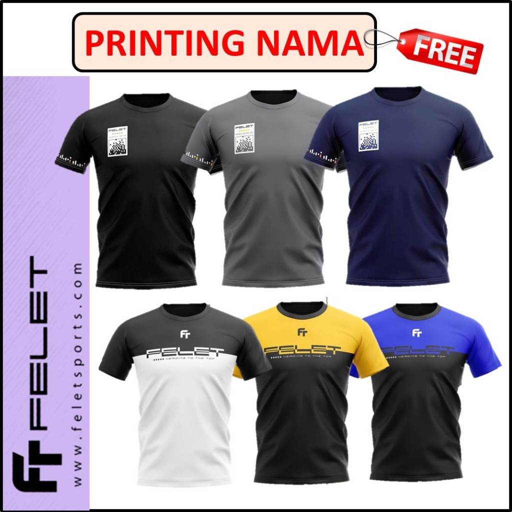 เสื้อแบดมินตัน Felet H62 H65 (H66 Limited Edition)( พิมพ์ฟรี) | Shopee Thailand