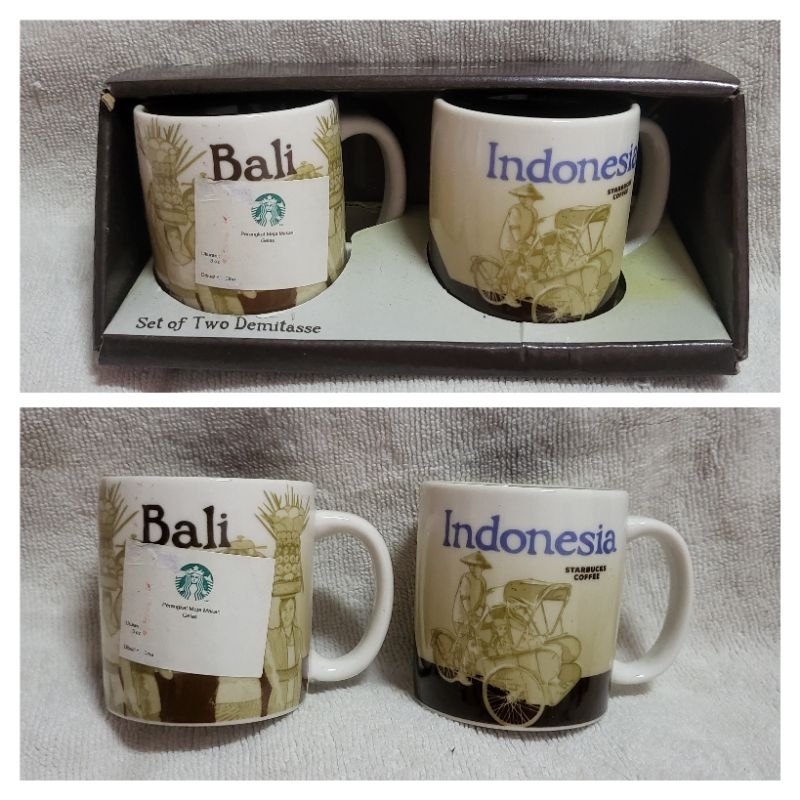 Starbucks Global Icon Series Demitasse Mug 3oz - Bali / (ชุด 2 ชิ้น ...
