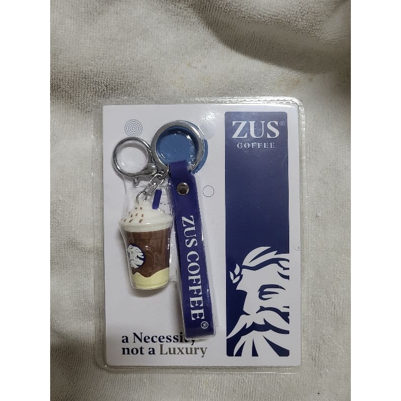 ของแท้ Zus Coffee Limited Edition Bag Charms / พวงกุญแจ - สีน้ําตาล ...