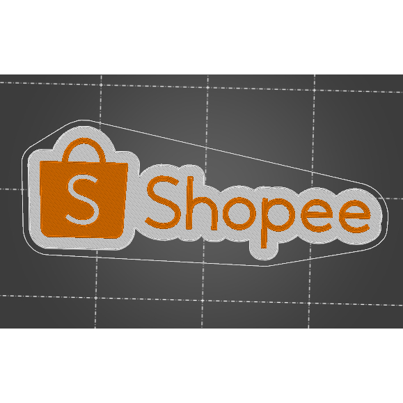 โลโก้ Shopee 3d หรือแม่เหล็กติดตู้เย็น | Shopee Thailand