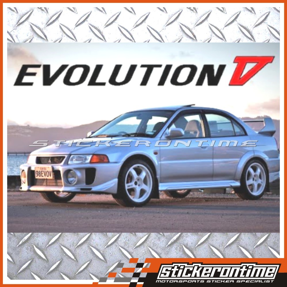 ชุดสติ๊กเกอร์ Evo V 5 Mitsubishi Lancer Evolution 5 EVO5 | Shopee Thailand