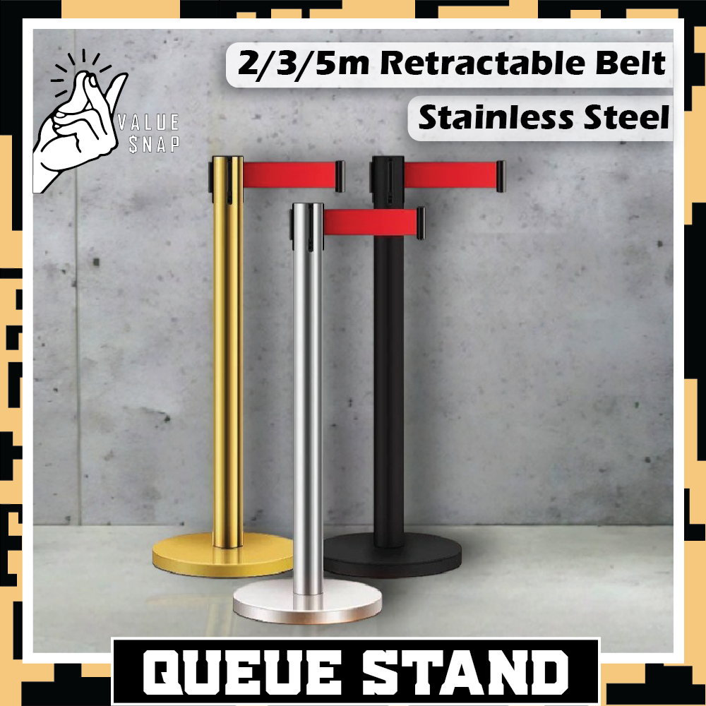 Quue Stand Barrier Divider Pole Retractable Belt Quue Up Stand ขาตั้ง ...