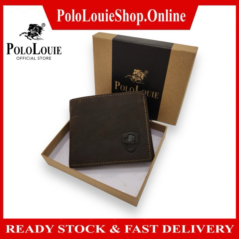 Polo Louie Men Luxury Cow Leather Wallet Bifold Smart Coin Card Purse ...