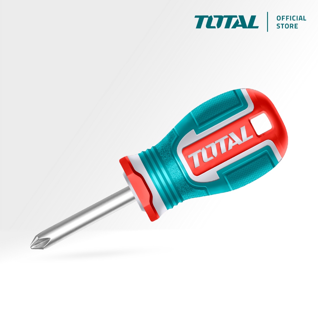 TOTAL Phillips ไขควงพร้อมเหล็กแม่เหล็กแรงสูง S2 (PH2 x 38mm) TSDPH2038 | Shopee Thailand