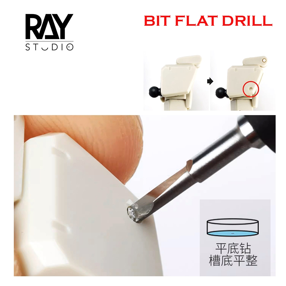 [ Ray STUDIO ] RFD TUNGSTEN STEEL BIT FLAT DRILL MODEL KITS TOOLS ...