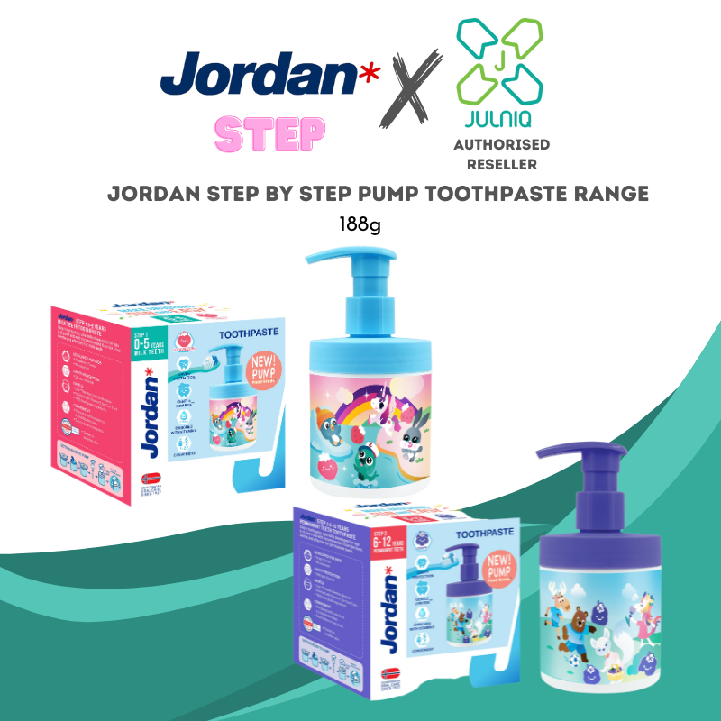 JORDAN Children PUMP ยาสีฟัน STEP Range 188g | Shopee Thailand