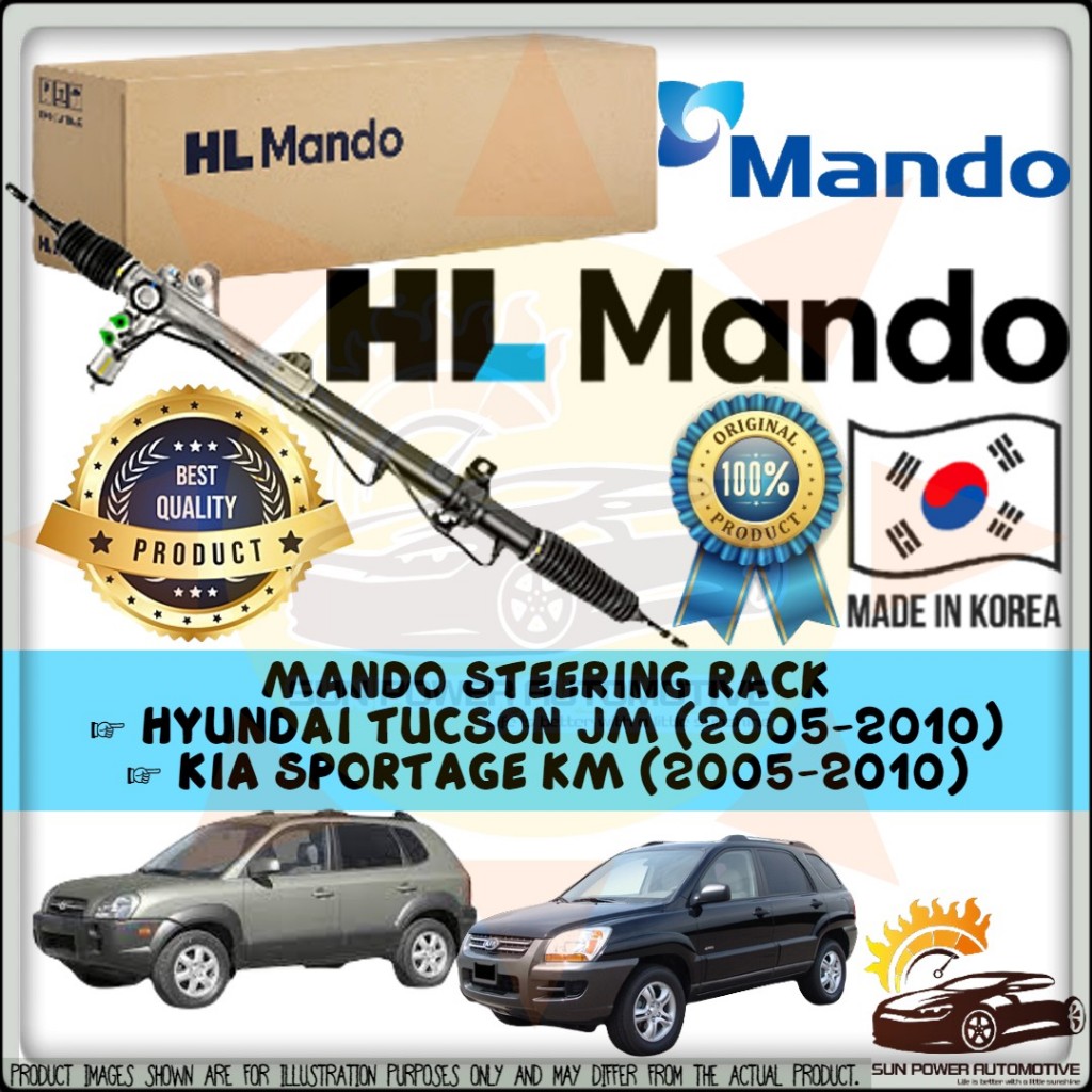 Hyundai Tucson JM / Kia Sportage KM HL MANDO Korea Power Steering Gear ...