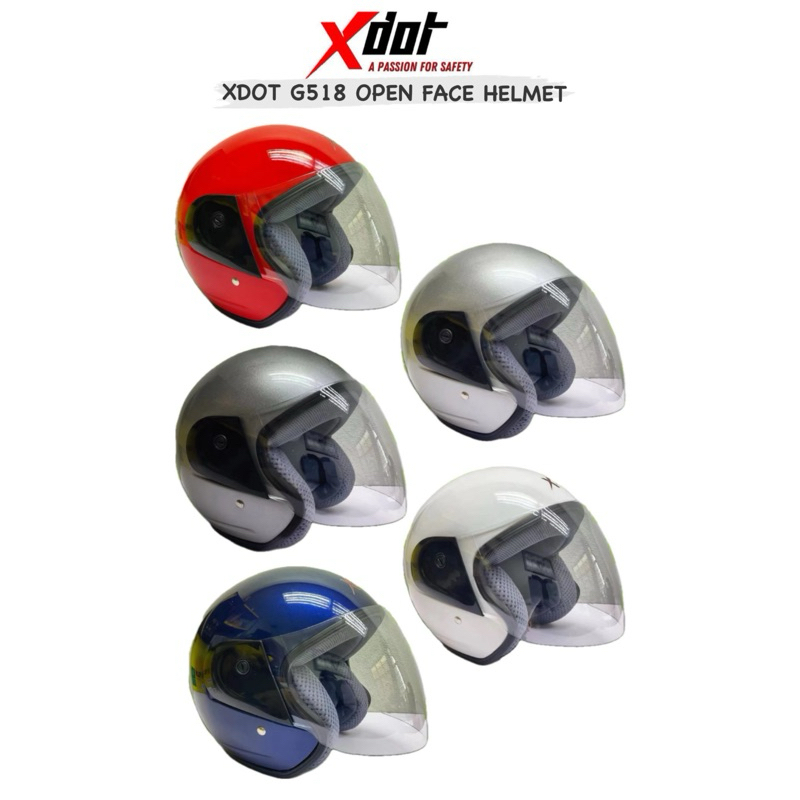 หมวกกันน็อค XDOT G518 เปิด FACE DESIGN หมวกกันน็อค INDEX หมวกกันน็อค ...