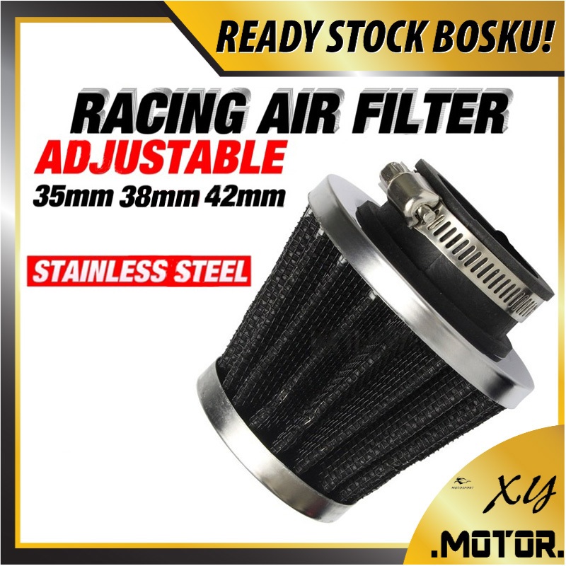 Racing AIR FILTER ADJUSTABLE 35 มม./38 มม./42 มม.กรองอากาศ RACING ...