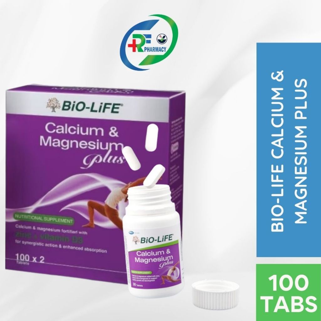 Bio-life Calcium & Magnesium Plus 100S | Shopee Thailand