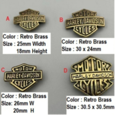 ทองเหลืองแข็งรุ่นคลาสสิก Harley Davidson Motor Cycles Series Conchos ...