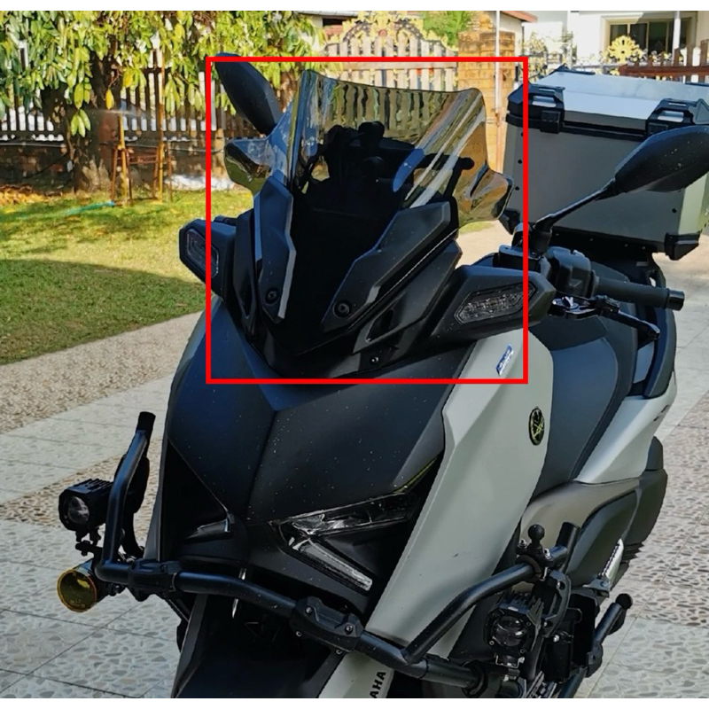 Xmax V2 Batman Windshield Naked Yamaha Xmax 2023 กระจกบังลมVisor ...