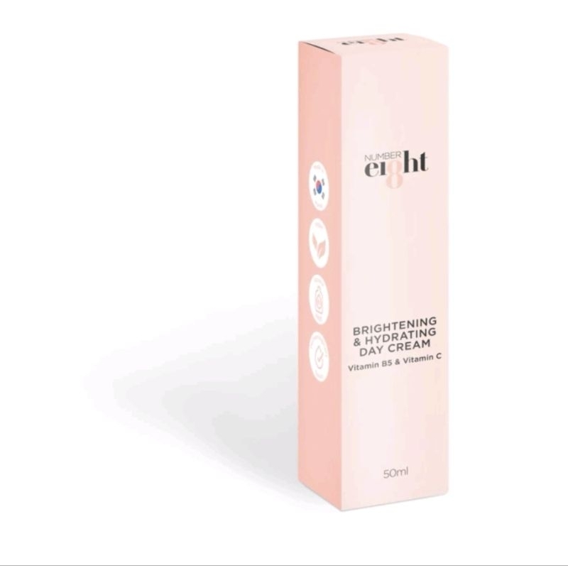Number ei8ht ไบรท์เทนนิ่ง แอนด์ ไฮเดรติ้ง เดย์ ครีม 50มล | Shopee Thailand